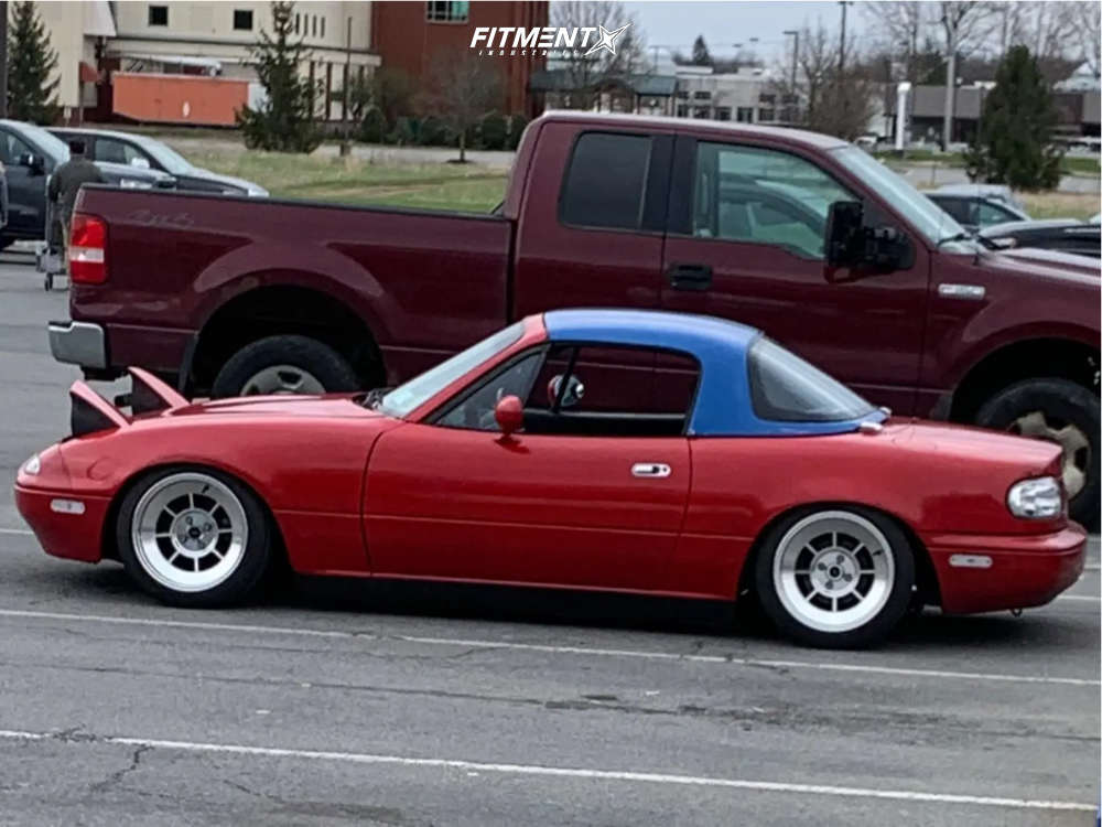 1990 Mazda Miata Base with 15x8 Rota Shakotan and Toyo Tires 195x45 on ...