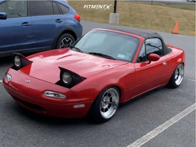 1990 Mazda Miata Base with 15x8 Rota Shakotan and Toyo Tires 195x45 on ...