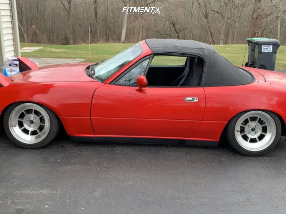 1990 Mazda Miata Base with 15x8 Rota Shakotan and Toyo Tires 195x45 on ...