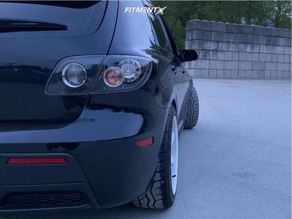 2008 Mazda 3 Mazdaspeed with 17x8.5 ESR Sr07 and Falken 225x45 on ...