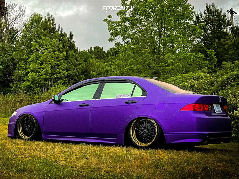 2007 Acura TSX Base with 18x9.5 JNC Jnc031 and Vercelli 235x40 on Air ...