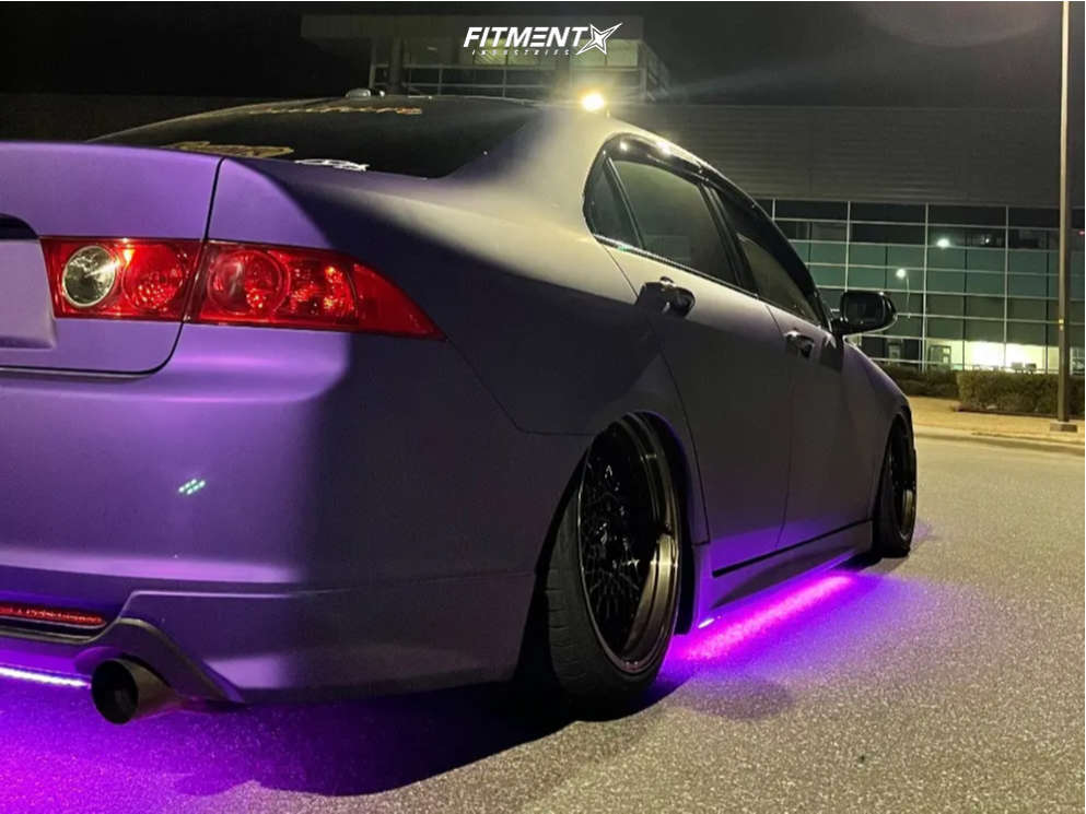 2007 Acura TSX Base with 18x9.5 JNC Jnc031 and Vercelli 235x40 on Air ...