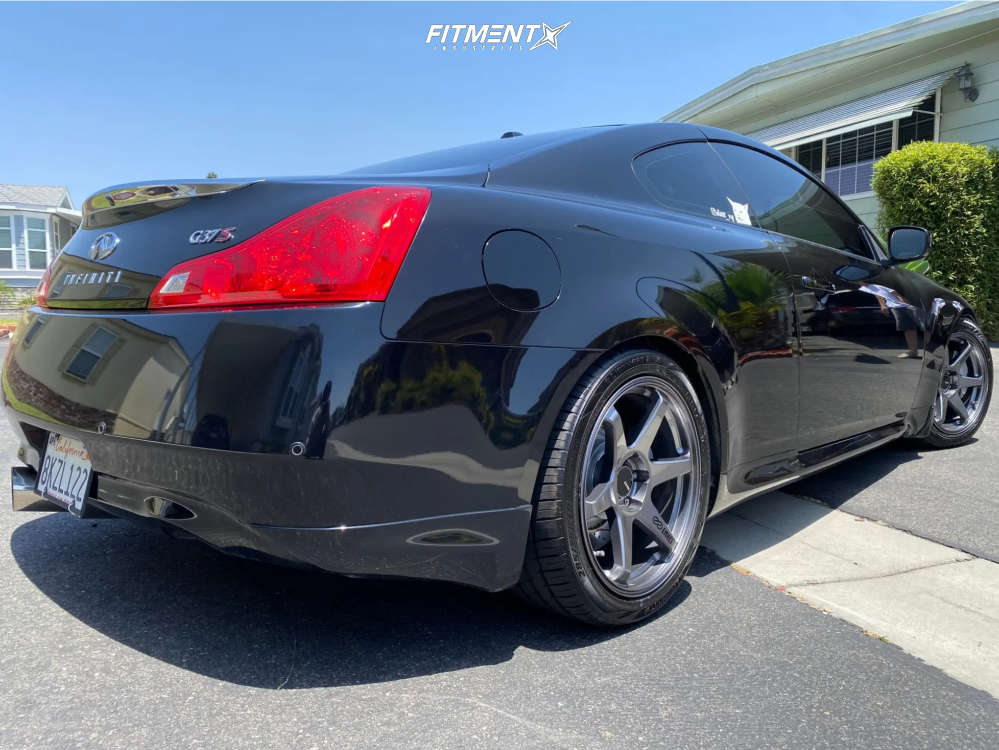 2010 INFINITI G37 Sport with 18x9.5 Enkei T6r and Yokohama 275x40 on ...