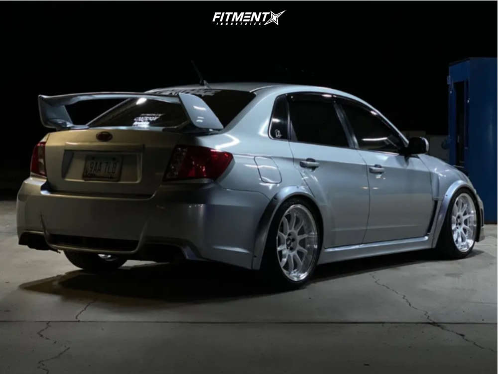 2012 Subaru Impreza WRX with 18x9.5 ESR Cs12 and Vercelli 255x35 on ...