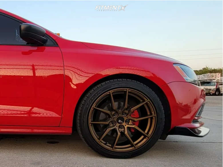 2016 Volkswagen Jetta Sport with 18x8.5 Option Lab R716 and Lexani ...