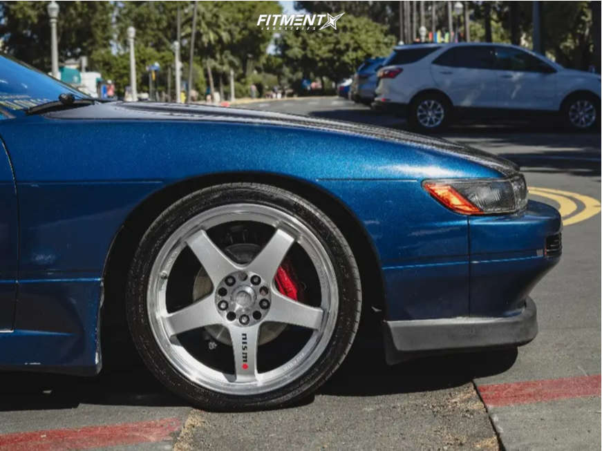 1991 Nissan 240SX SE with 18x8.5 Rays Engineering Nismo Lmgt4 and Nitto ...