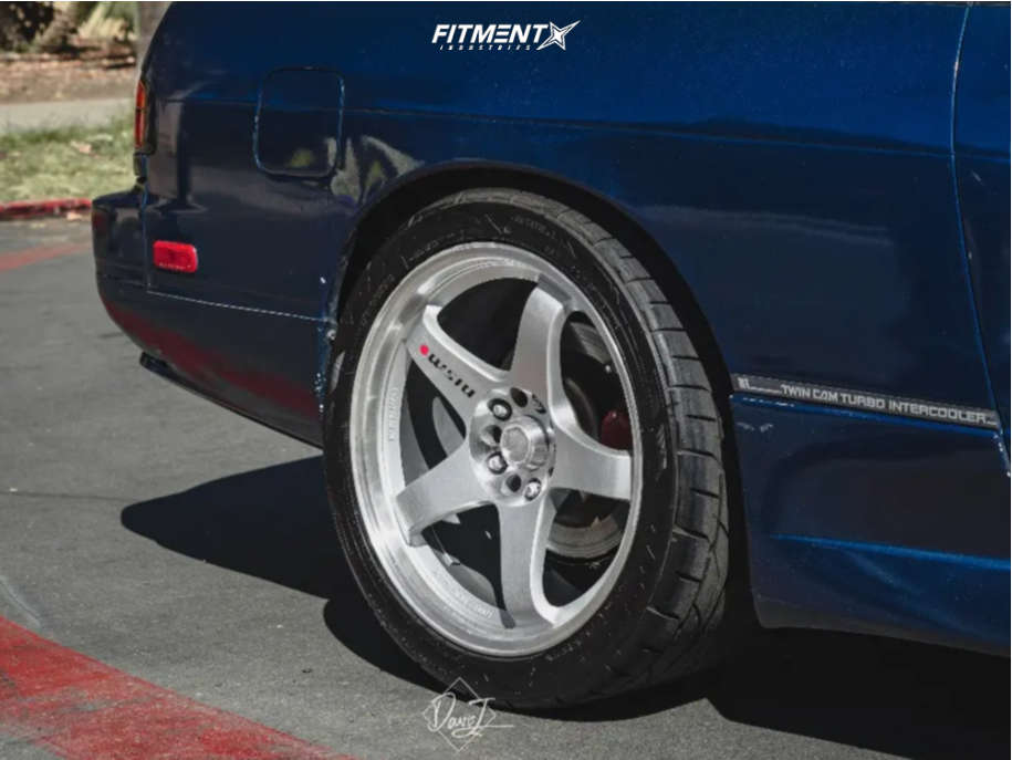 1991 Nissan 240SX SE with 18x8.5 Rays Engineering Nismo Lmgt4 and Nitto ...