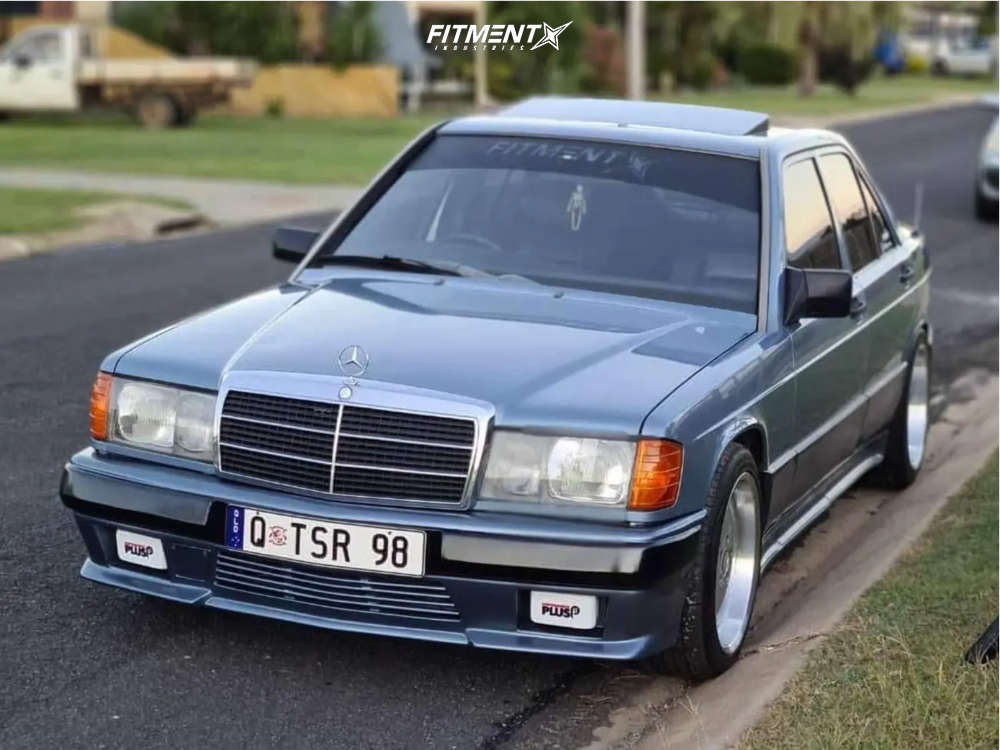 1990 Mercedes-Benz 190E 2.6 with 17x8 Alzor 803 and GT Radial 215x45 on ...