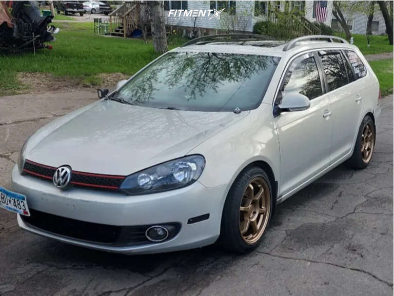 2012 Volkswagen Jetta TDI with 17x8.5 Motegi Mr145 and GT Radial 225x45 ...