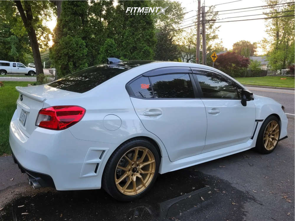 2020 Subaru WRX Limited with 18x8.5 Option Lab R716 and Michelin 245x40 ...