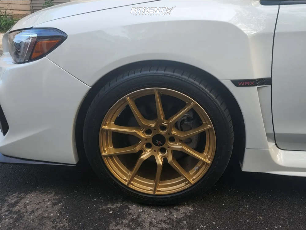 2020 Subaru WRX Limited with 18x8.5 Option Lab R716 and Michelin 245x40 ...