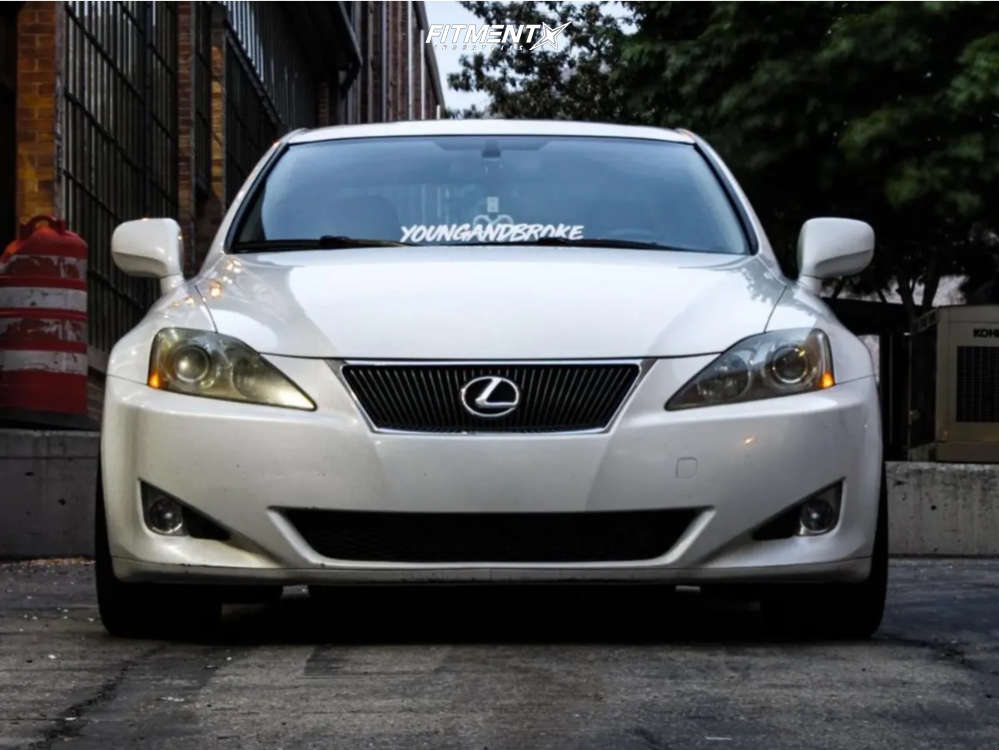 2008 Lexus IS250 Base with 18x9.5 ESR SR01 and Vercelli 265x35 on ...