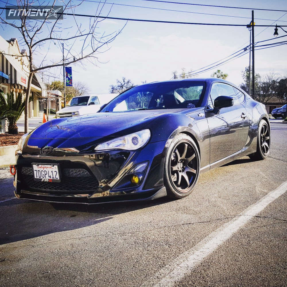 2013 Scion FR-S Base with 18x8.75 XXR 551 and Nitto 225x40 on Lowering ...