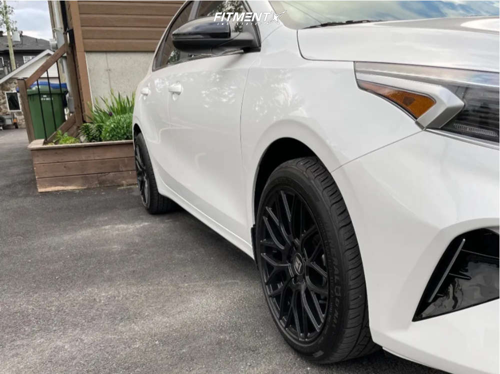 2022 Kia Forte EX with 17x8 Touren Tr76 and General 215x45 on Stock ...