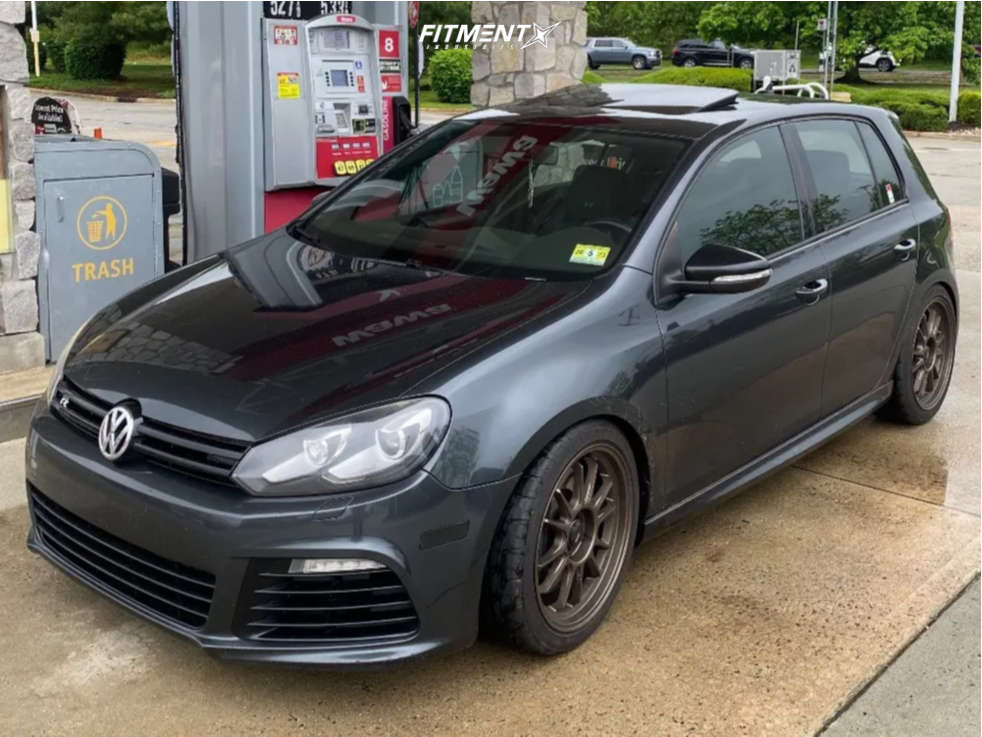 2013 Volkswagen Golf R Base with 18x8.5 Konig Hypergram and Firestone ...