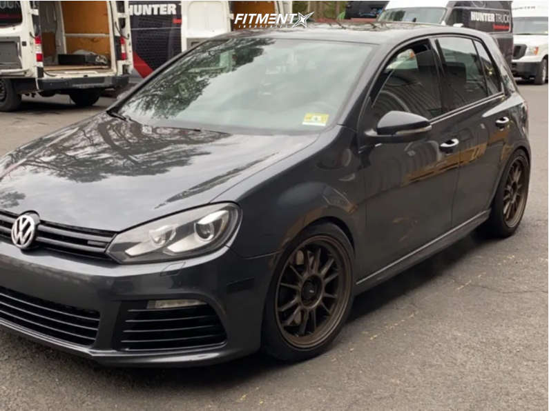 2013 Volkswagen Golf R Base with 18x8.5 Konig Hypergram and Firestone ...