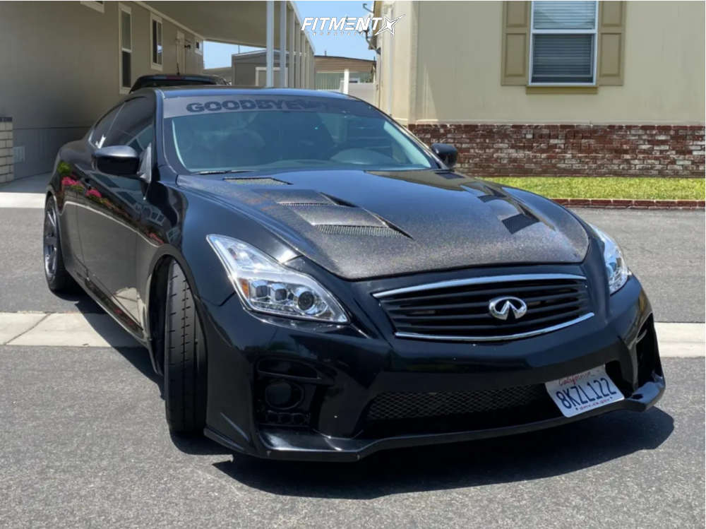 2010 INFINITI G37 Sport with 18x9.5 Enkei T6r and Yokohama 275x40 on Coilovers | 2260935 ...