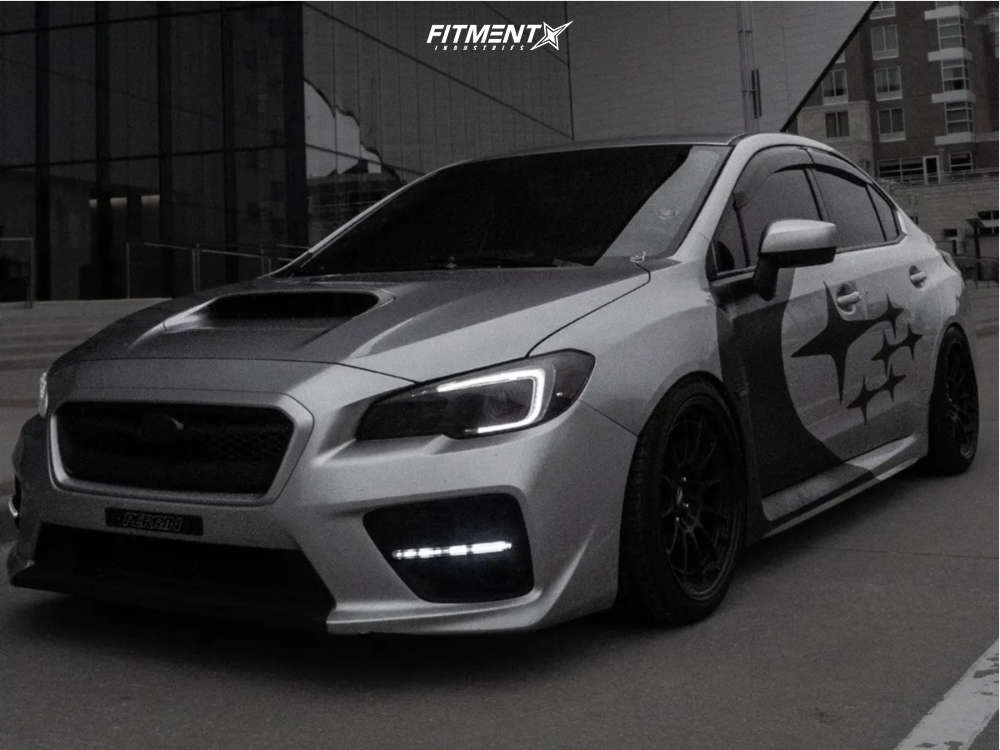 2017 Subaru WRX Base with 18x9.5 Enkei Nt03m and General 255x35 on ...