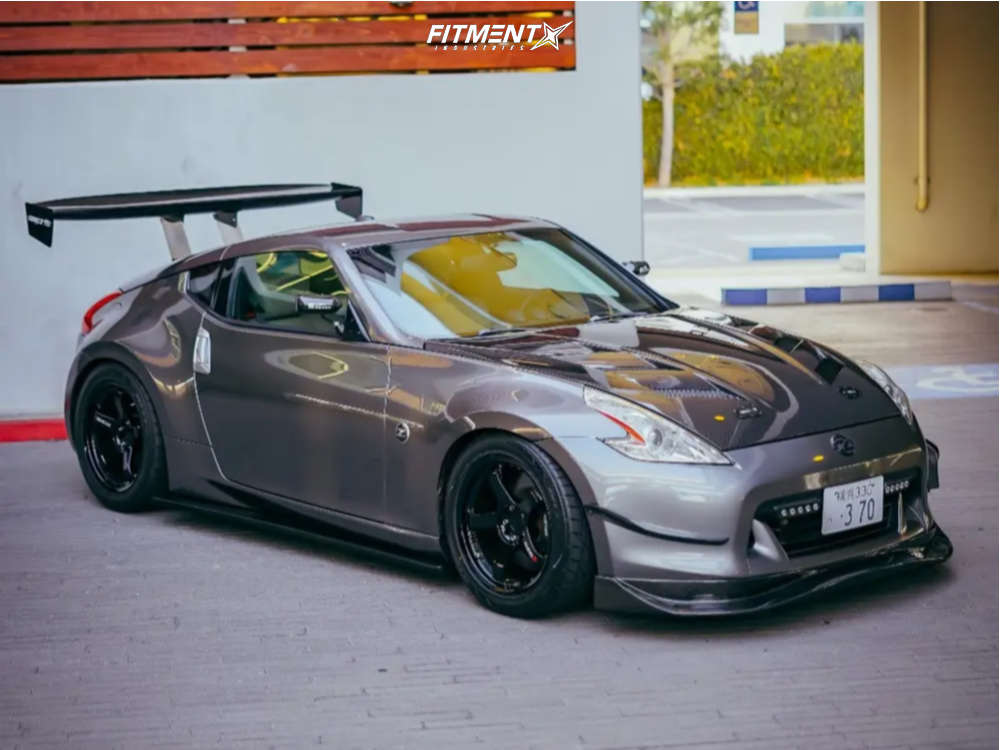 2012 Nissan 370Z Touring with 18x9.5 Rays Engineering LMGT4 and Nitto ...