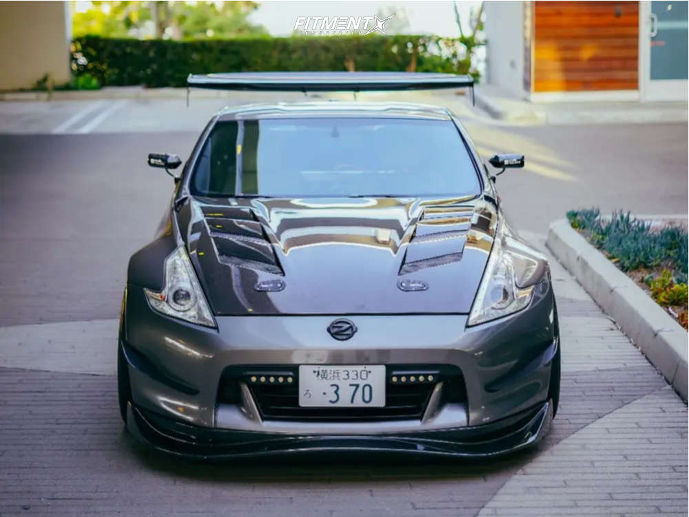 2012 Nissan 370Z Touring with 18x9.5 Rays Engineering LMGT4 and Nitto ...