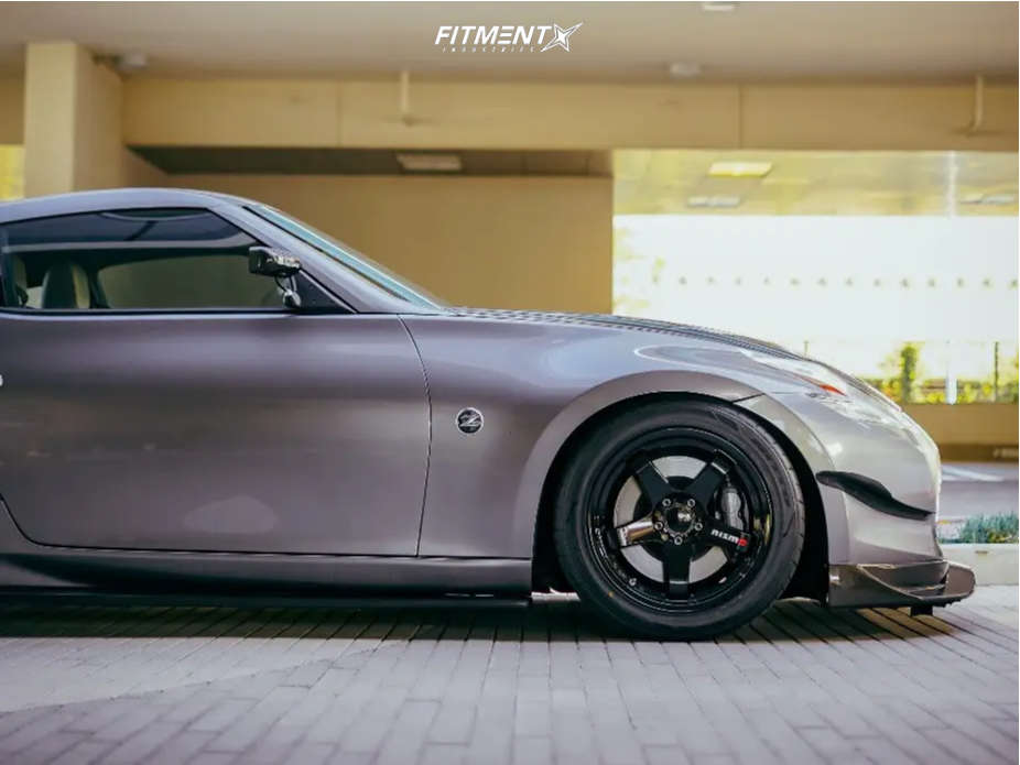 2012 Nissan 370Z Touring with 18x9.5 Rays Engineering LMGT4 and Nitto ...