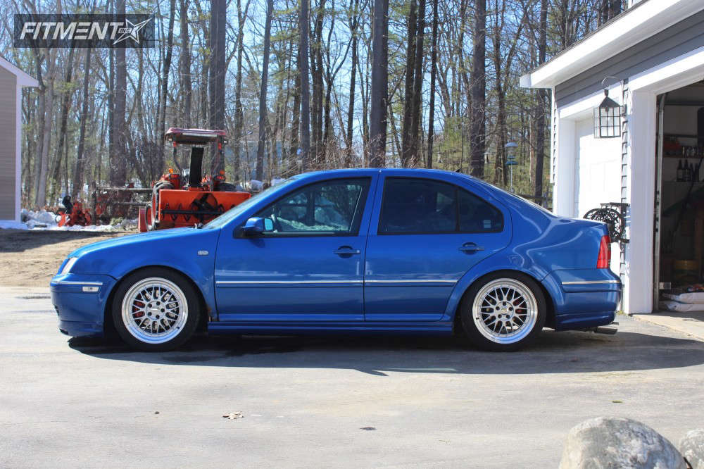 2001 Volkswagen Jetta GLS with 17x8.5 ESM 004r and Falken 215x45 on ...