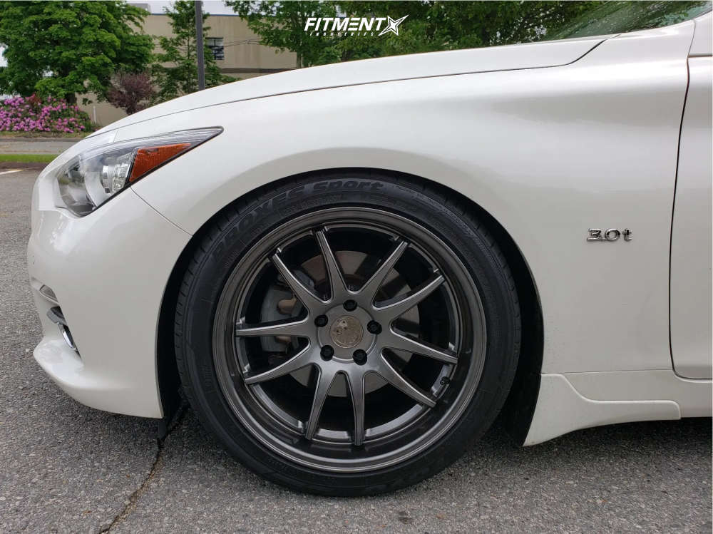 2017 INFINITI Q50 Premium with 19x9.5 Aodhan DS02 and Toyo Tires 255x40 ...