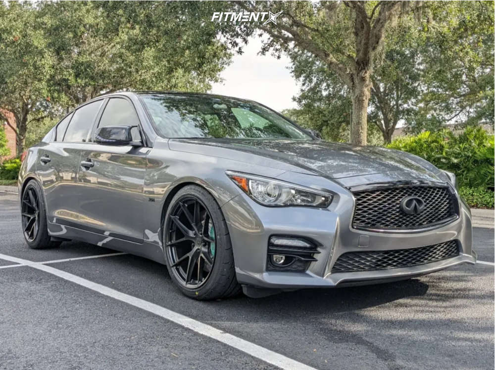 2017 INFINITI Q50 Sport with 19x9.5 Aodhan Aff7 and Firestone 245x40 on ...