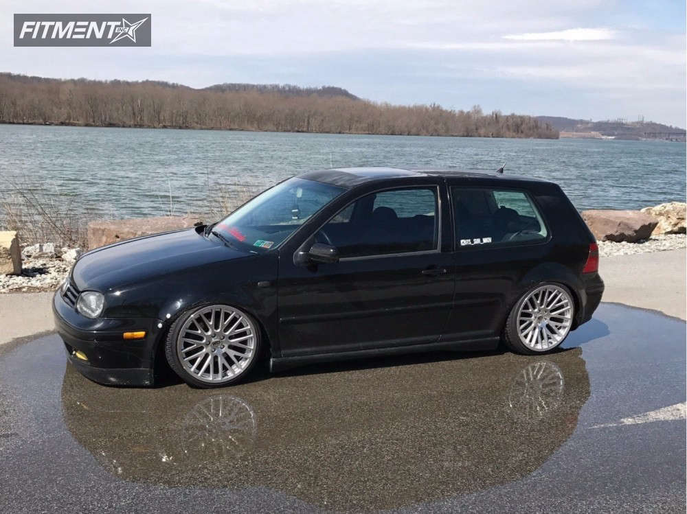 2004 Volkswagen Golf GLS with 18x8.5 WatercooledIND Sy10 and Nankang ...