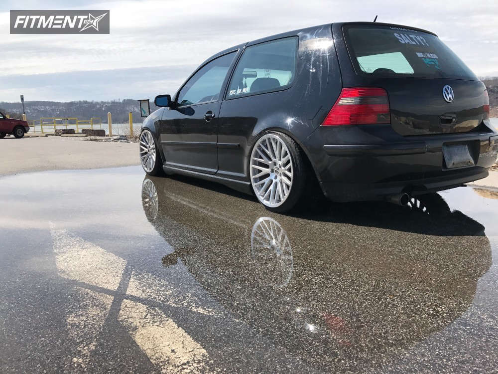 2004 Volkswagen Golf GLS with 18x8.5 WatercooledIND Sy10 and Nankang ...