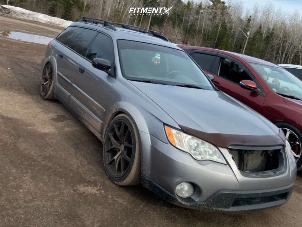 2008 Subaru Outback 2.5i with 18x8 Fast FC04 and Kelly 225x40 on ...