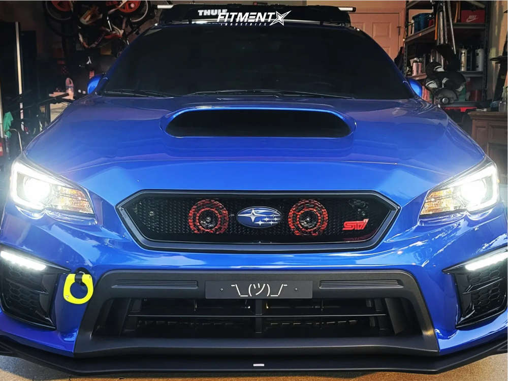 2020 Subaru WRX STI Base with 19x8.5 BBS Cir and Michelin 245x35 on ...