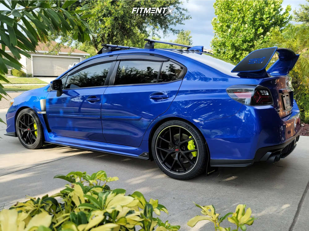 2020 Subaru WRX STI Base with 19x8.5 BBS Cir and Michelin 245x35 on ...
