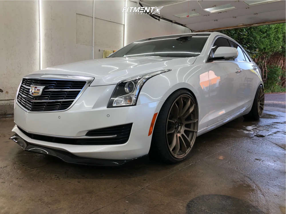 2017 Cadillac ATS Luxury with 19x9.5 AVID1 Av20 and Zeta 235x35 on ...