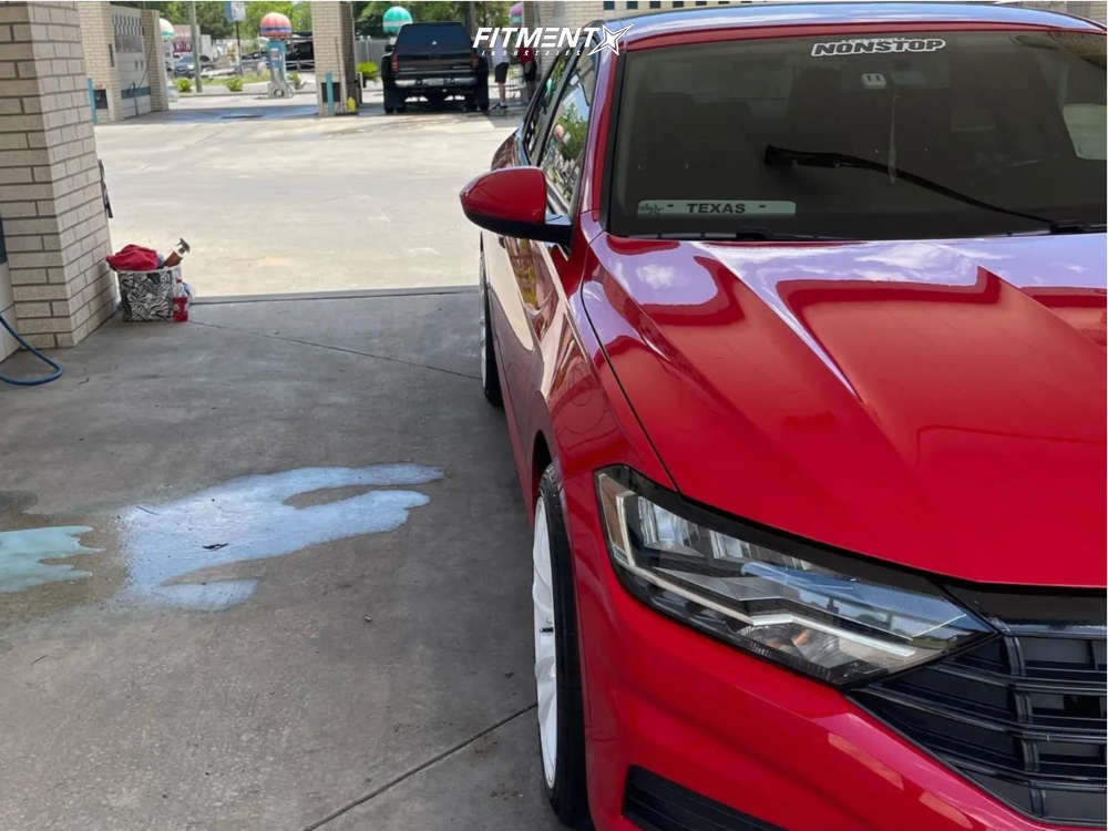 2021 Volkswagen Jetta S with 18x8.5 Vors Tr4 and Vercelli 215x40 on ...