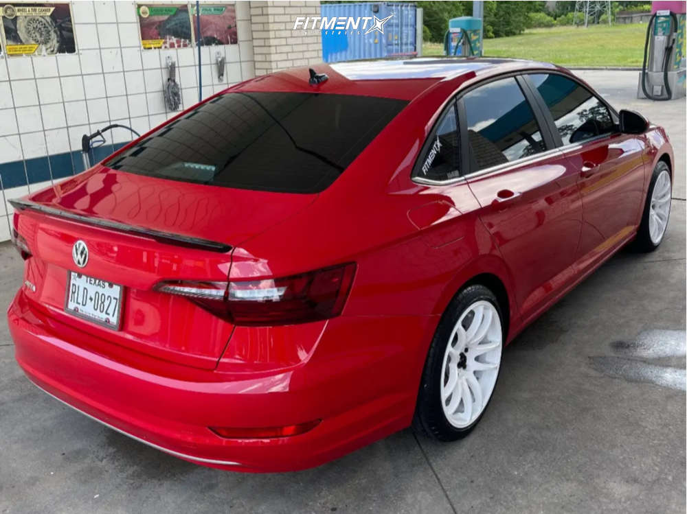 2021 Volkswagen Jetta S with 18x8.5 Vors Tr4 and Vercelli 215x40 on ...