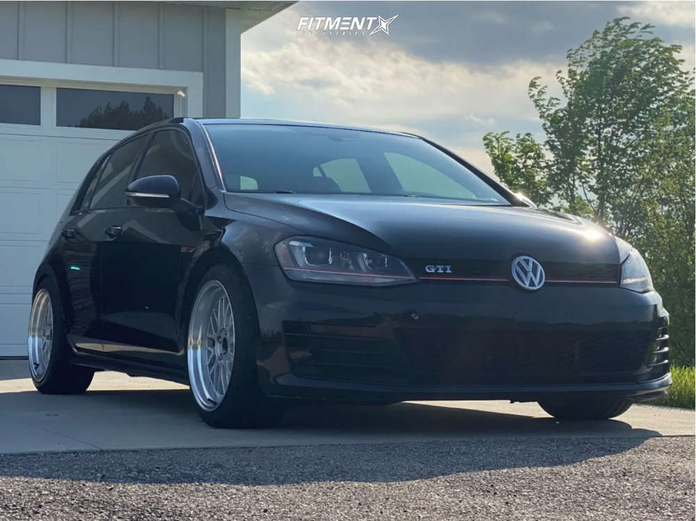 2015 Volkswagen GTI SE with 18x9 JNC Jnc005 and Continental 235x40 on ...
