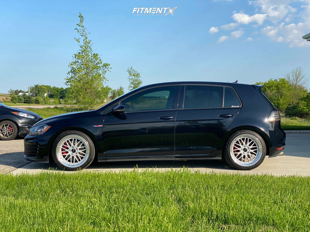 2015 Volkswagen GTI SE with 18x9 JNC Jnc005 and Continental 235x40 on ...