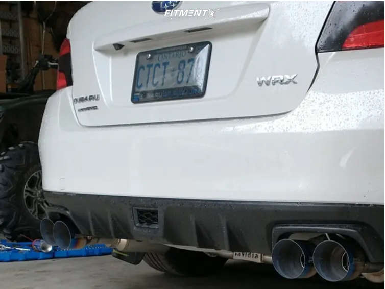 2019 Subaru WRX Base with 17x8 RTX Dakar and Dunlop 235x45 on Stock ...