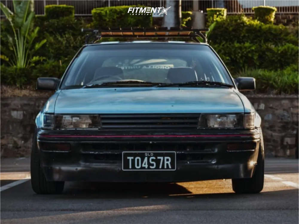 1992 Toyota Corolla Base with 15x8 Dynamic D Hole and Achilles 185x55 ...