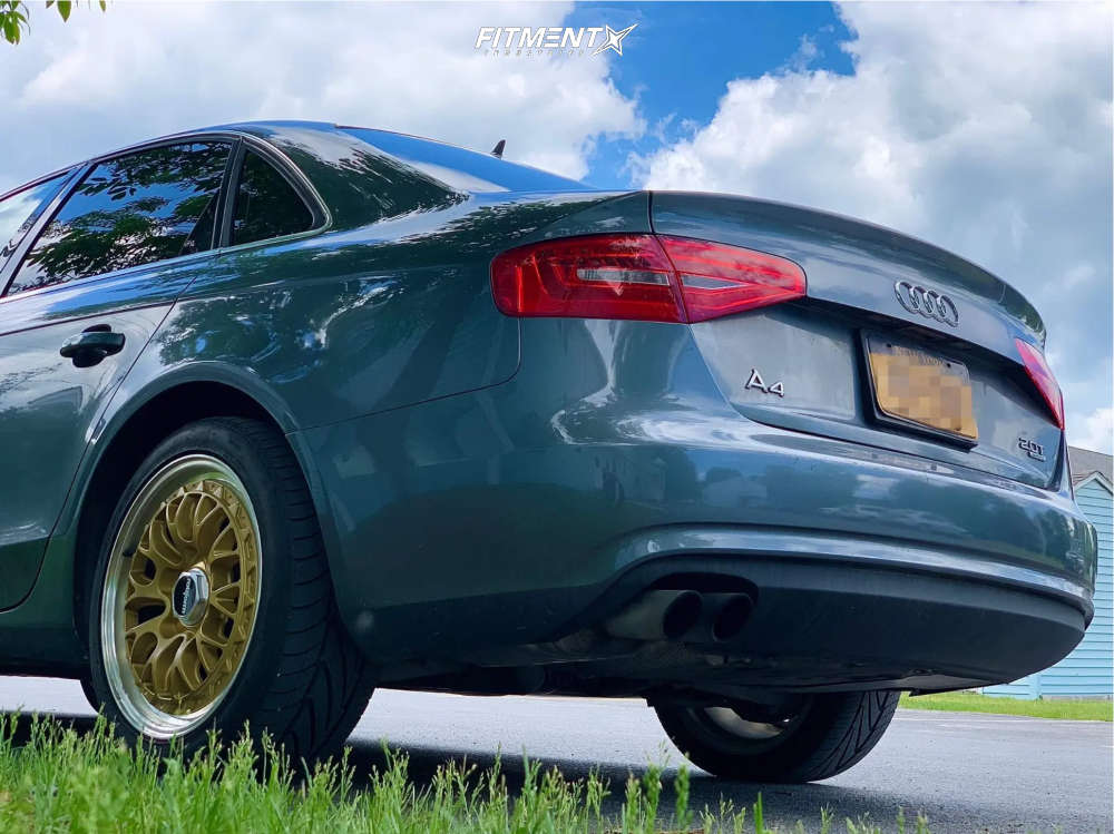2013 Audi A4 Quattro Premium with 18x8.5 Rotiform Lsr and Nitto 245x40 ...