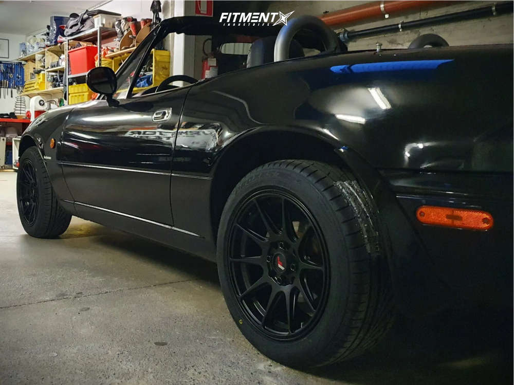 1997 Mazda Miata Base with 15x7 Japan Racing Jr11 and Toyo Tires 195x50 ...
