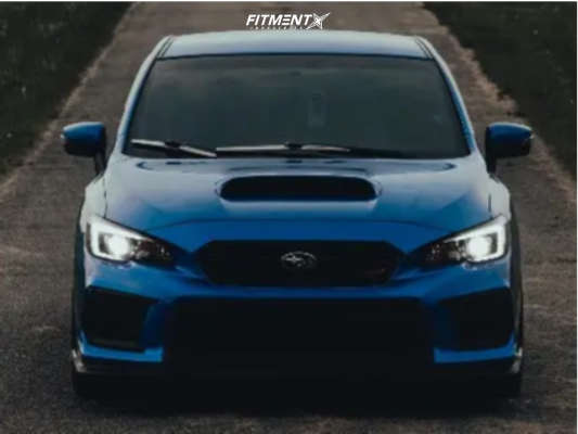 2018 Subaru WRX STI Base with 18x8.5 Vors Tr4 and Michelin 235x40 on ...