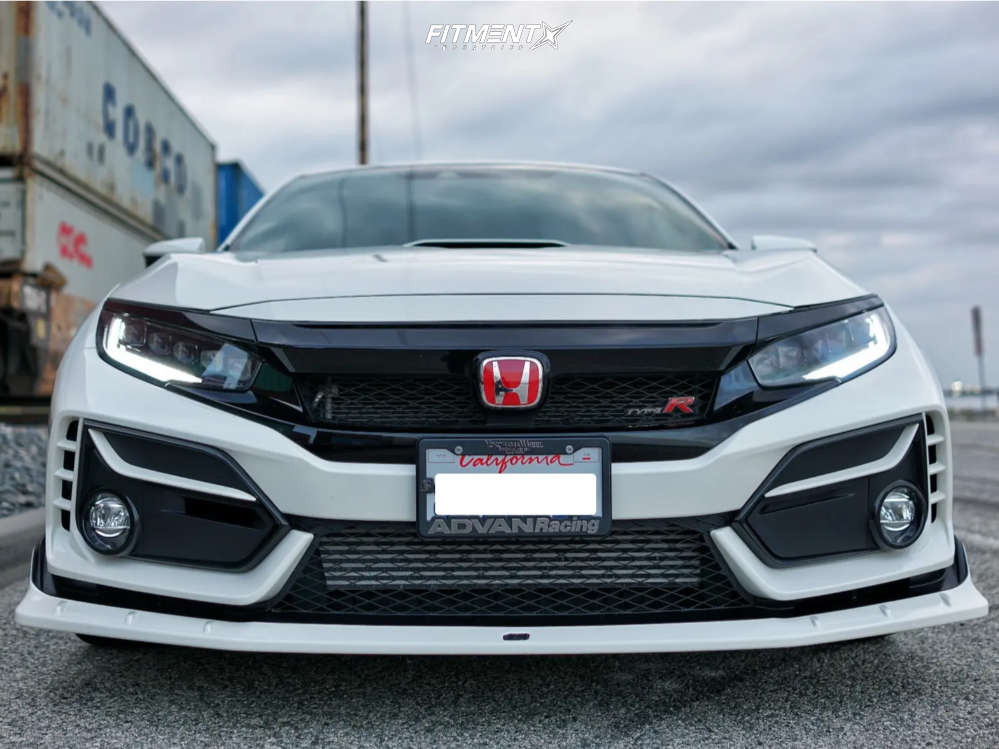 2020 Honda Civic Type R with 19x9.5 Advan Racing GT Beyond and Yokohama ...