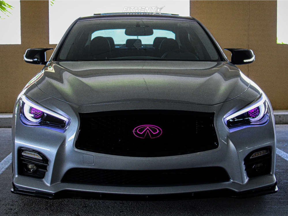 2014 INFINITI Q50 Premium with 20x9 F1R F103 and Firestone 255x35 on Coilovers | 2266385 ...