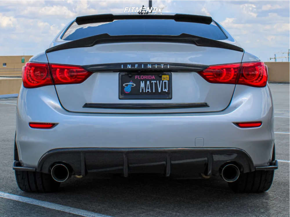 2014 INFINITI Q50 Premium with 20x9 F1R F103 and Firestone 255x35 on Coilovers | 2266385 ...