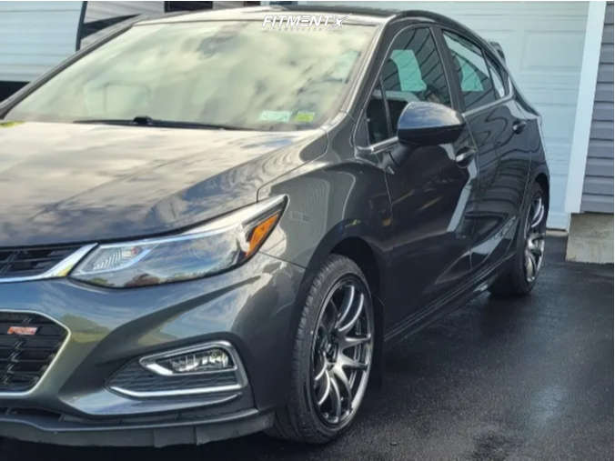 2017 Chevrolet Cruze LT with 18x8.5 Vors TR4 and Vercelli 225x40 on ...