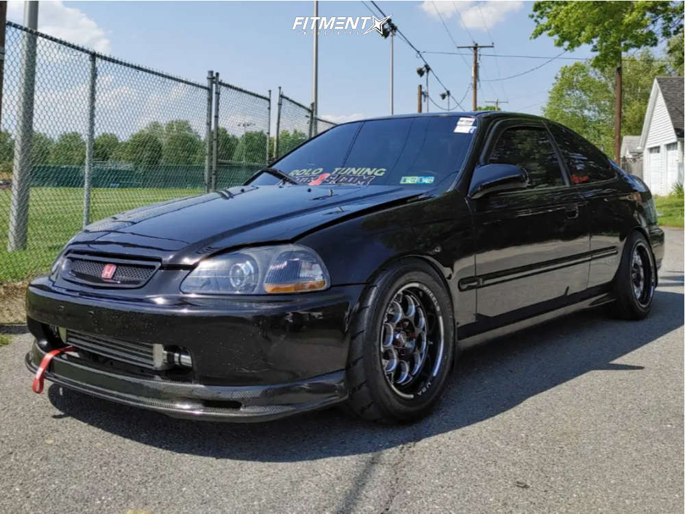 1997 Honda Civic EX with 15x8 VMS Modulo and Toyo Tires 225x50 on ...