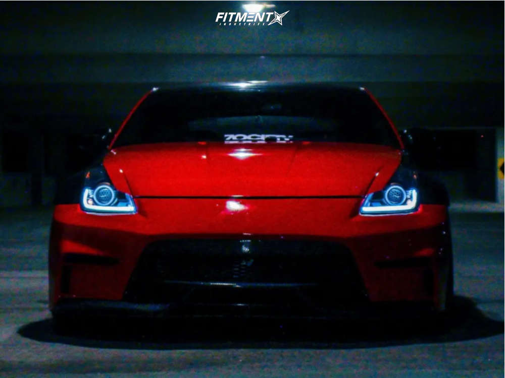 2006 Nissan 350Z Enthusiast with 19x10.5 Kansei Knp and Yokohama 265x35 ...