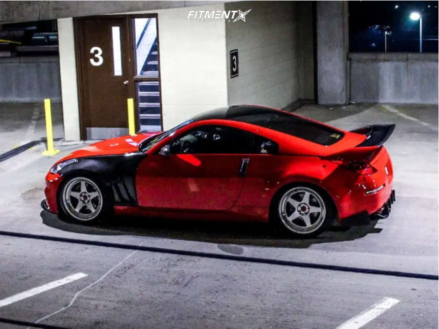 2006 Nissan 350Z Enthusiast with 19x10.5 Kansei Knp and Yokohama 265x35 ...